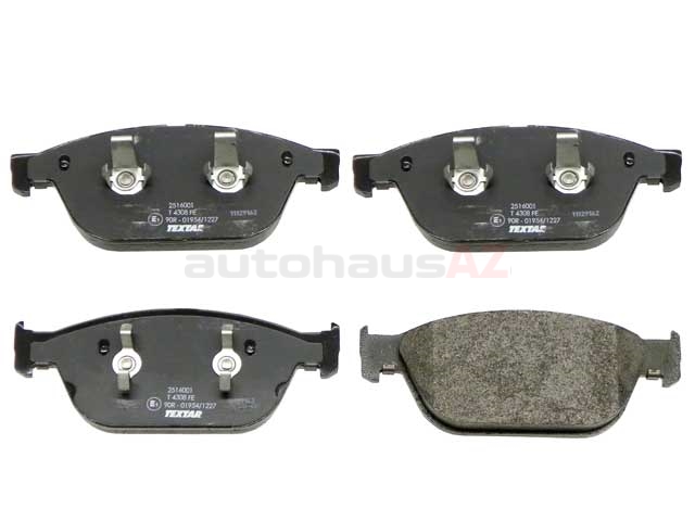 Textar 8R0698151F, 2516002 Brake Pad Set