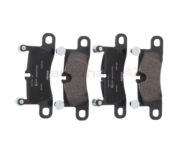Textar 9Y0698451B, 2514301 Brake Pad Set; Rear - Porsche | 9Y0698451AE