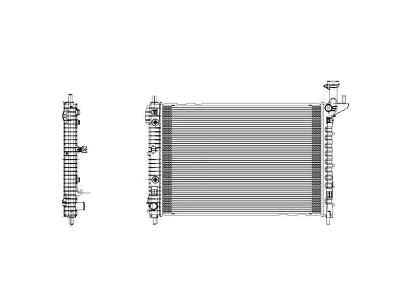 TYC 13006 Radiator Assembly | 20841737 2219221 23347008 2510