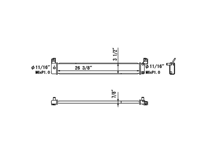 TYC 13300 Drive Motor Inverter Cooler - Toyota | 2219296 8013300 ...