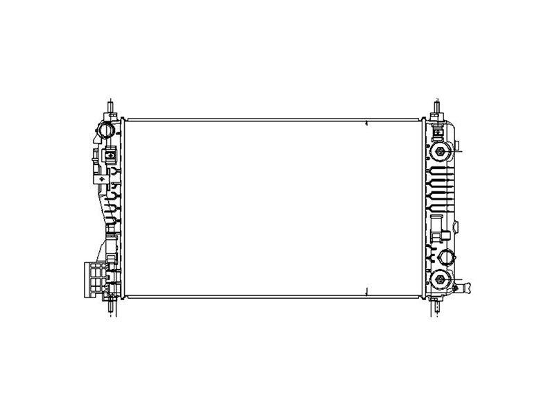 TYC 13332 Radiator Assembly - Buick, Chevrolet | 2219313 22883363 ...