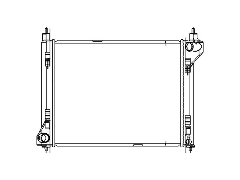 TYC 13365 Radiator Assembly; Primary - Nissan | 214103SH0A 2214416 ...
