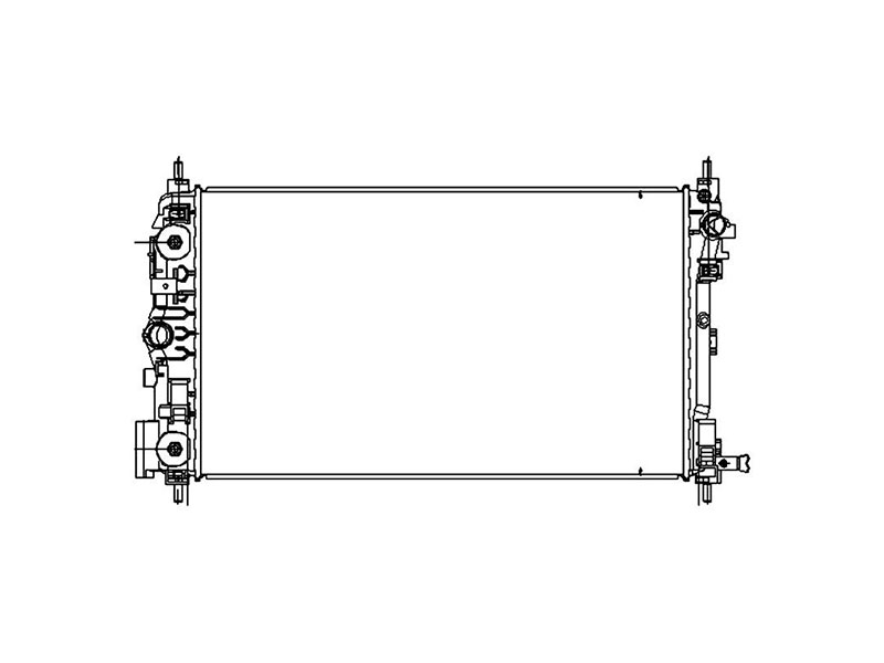 TYC 13366 Radiator Assembly; Primary - Cadillac | 2219328 22747160 ...