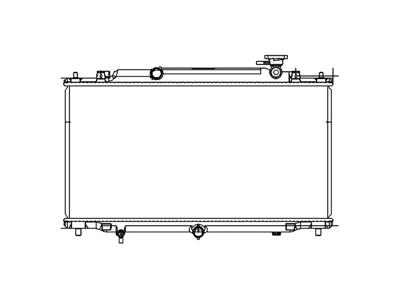 TYC 13367 Radiator Assembly; Primary - Mazda | 2219329 8013367 CU13367 ...