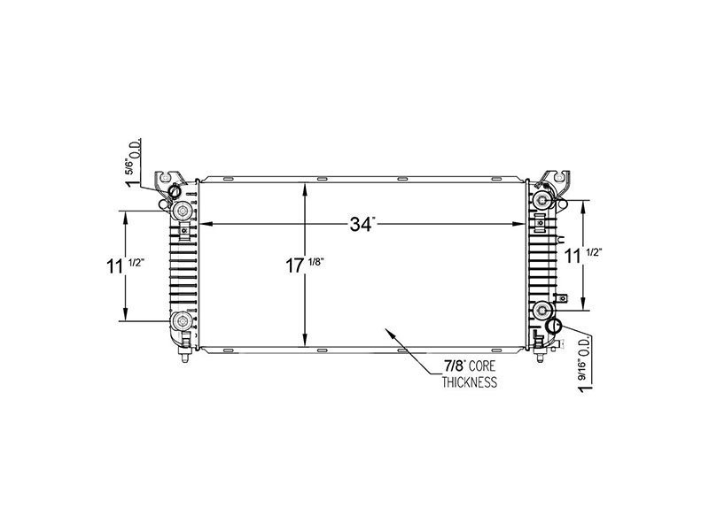 TYC 13396 Radiator Assembly; Primary - Chevrolet, GMC | 2219452 8013396 ...