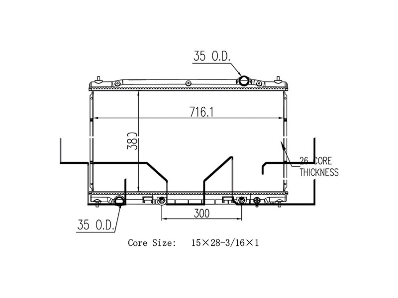 TYC 13403 Radiator Assembly; Primary - Infiniti | 214604GZ5A 8013440 ...