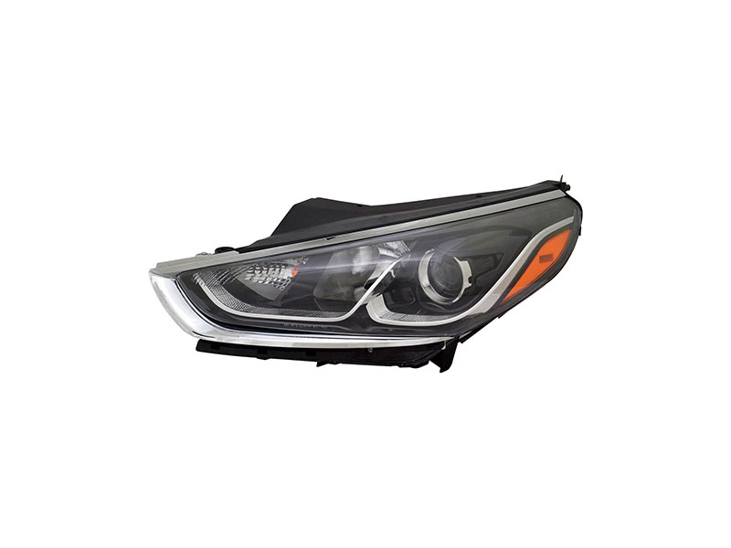 TYC 20-16160-00-9 CAPA Certified Headlight Assembly; Left - Hyundai ...