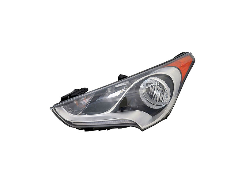 TYC 20-9334-00-9 CAPA Certified Headlight Assembly; Left - Hyundai ...