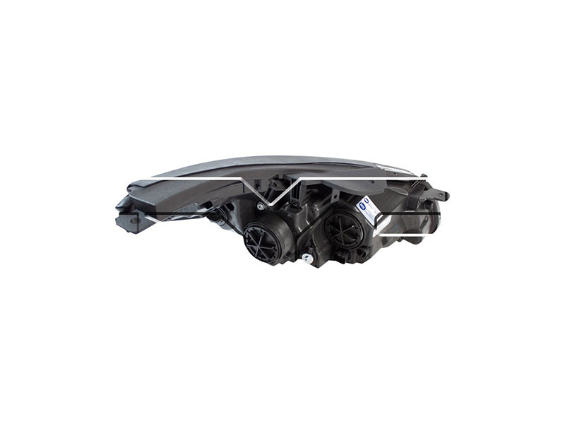 TYC 20-9596-00-9 CAPA Certified Headlight Assembly; Left - Hyundai ...