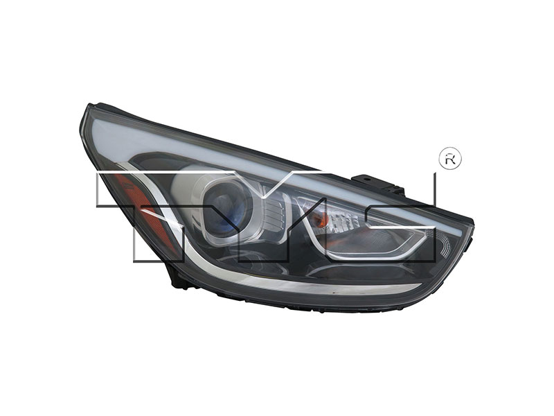 TYC 20-9623-00-9 CAPA Certified Headlight Assembly; Right - Hyundai ...