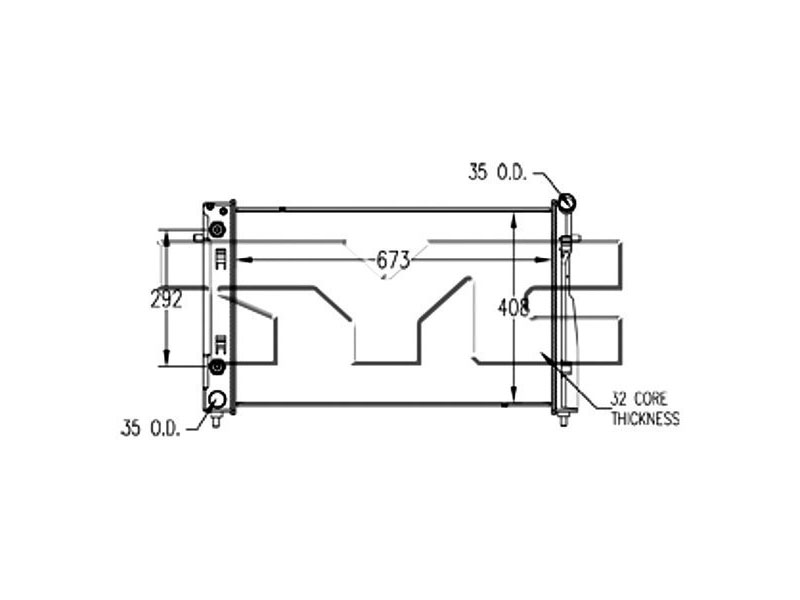 TYC 2754 Radiator Assembly - Pontiac | 2219187 8012754 92147802 CU2754
