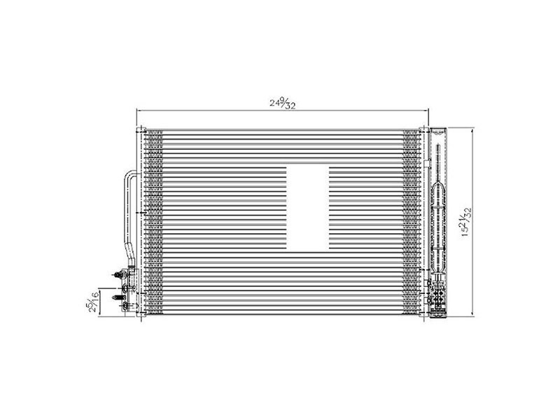 TYC 30026 A/C Condenser - Buick, Chevrolet | 3130026 84297681 84537707 ...
