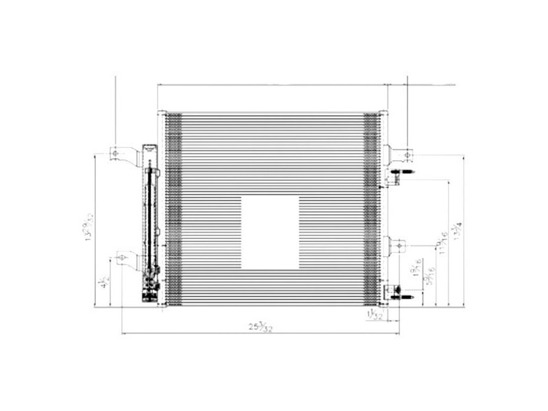 TYC 30073 A/C Condenser - Jaguar | 3130073 C2D26543 JA3030122
