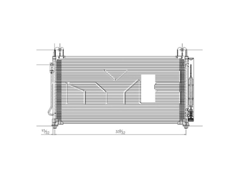 TYC 4739 A/C Condenser - Chevrolet, GMC | 23258965 314739 74739 GM3030311