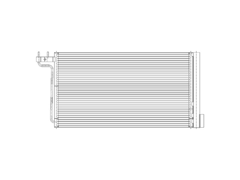 TYC 4914 A/C Condenser - Ford | 314914 F1FZ19712A FO3030257