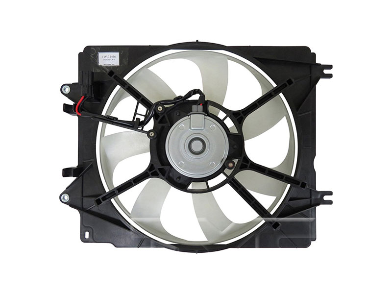 TYC 611550 Cooling Fan Assembly; Right - Honda | 386115PAA01 ...