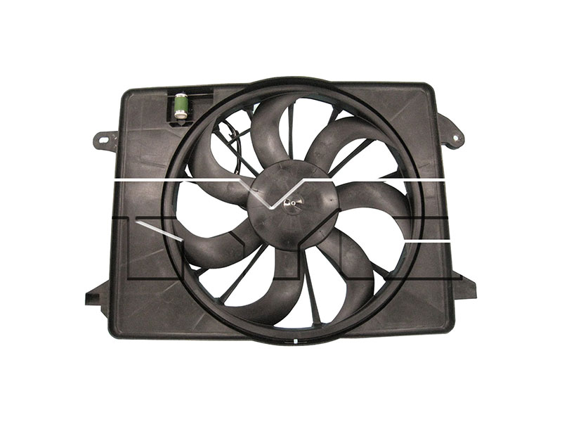 TYC 622550 Cooling Fan Assembly - Chrysler, Dodge | 621526 68050129AA ...