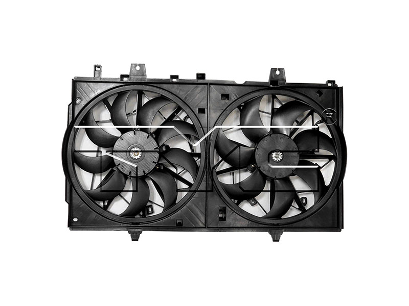 TYC 623400 Cooling Fan Assembly - Nissan | 214814BA0A 620472 DS66080A ...