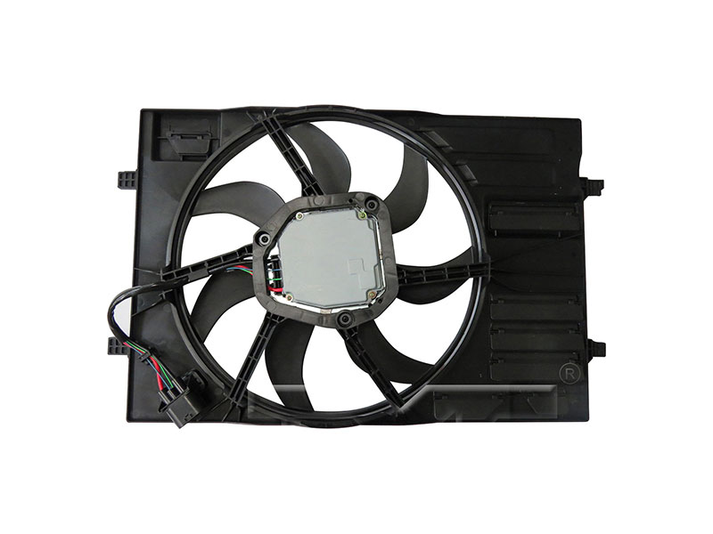 TYC 624220 Cooling Fan Assembly - Audi, VW | 5Q0121203DE 5QM121203H ...