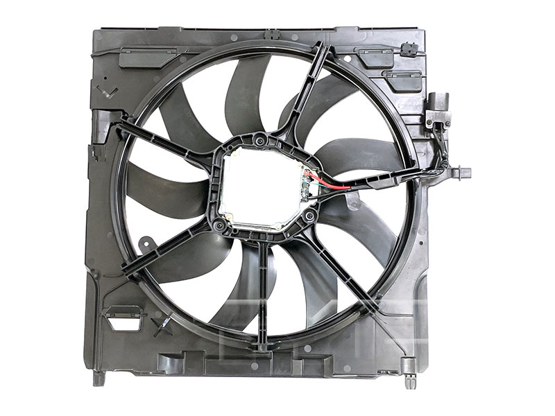 TYC 624470 Cooling Fan Assembly - BMW | 17428618242 BM3115124