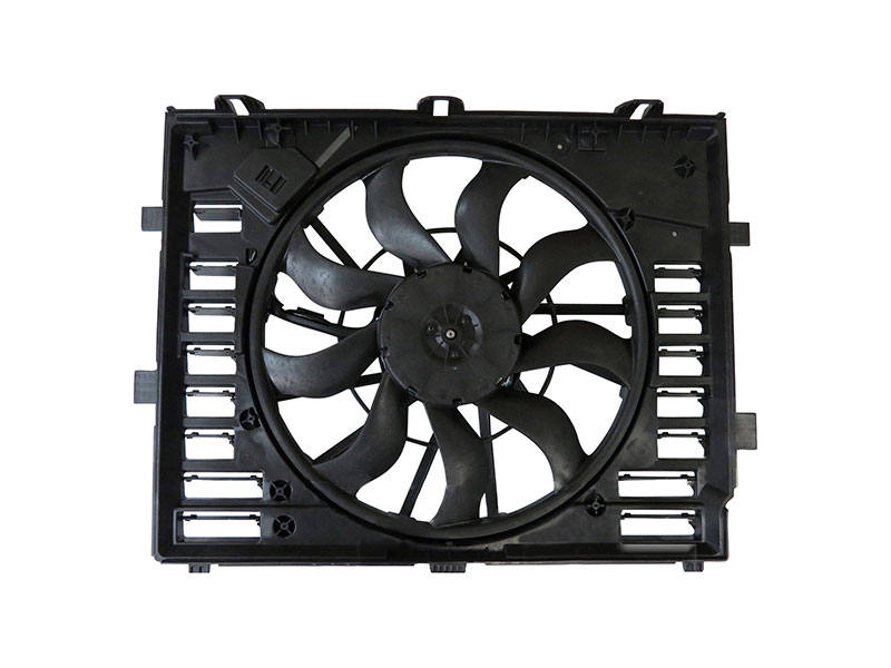 TYC 624760 Cooling Fan Assembly - Porsche | 95810606120 958121203 PO3115104