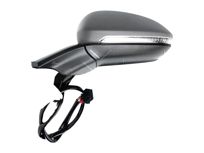 TYC 8610652 Mirror; Left - VW | 5G0857521B 5G0857537EGRU 5GM8575079B9 ...