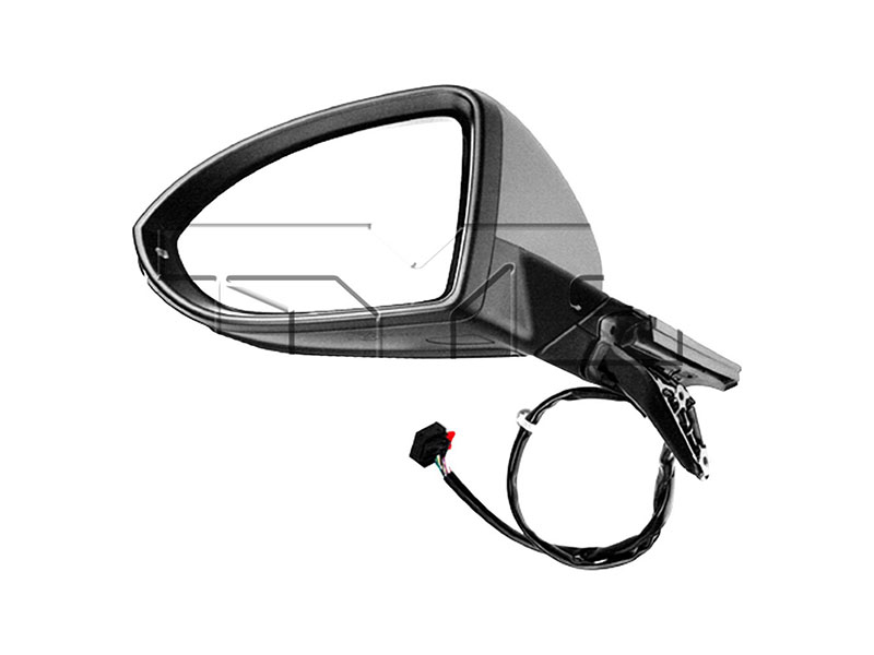 TYC 8610652 Mirror; Left - VW | 5G0857521B 5G0857537EGRU 5GM8575079B9 ...