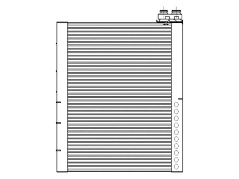 TYC 97204 A/C Evaporator Core; Front - Toyota | 64028 885010C071 ...