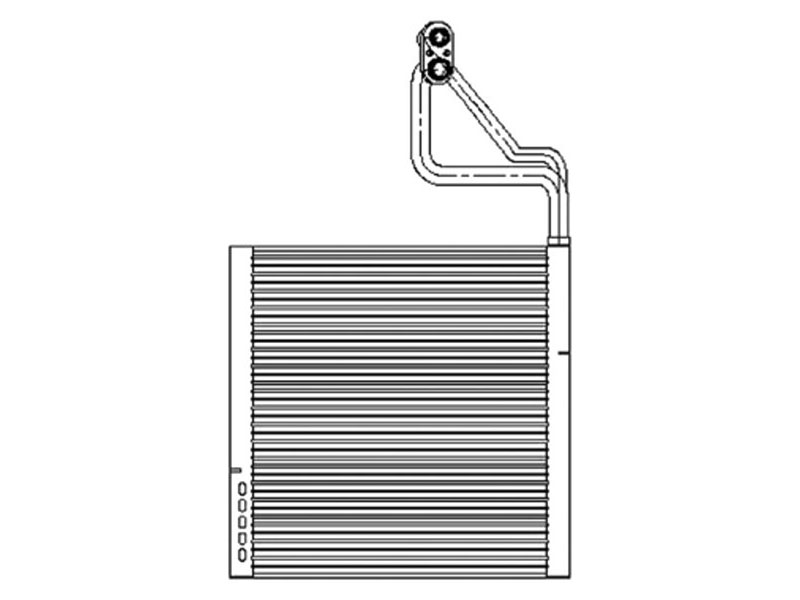 TYC 97209 A/C Evaporator Core - Mazda | EV940022PFC GHP961J10 KD4561J10