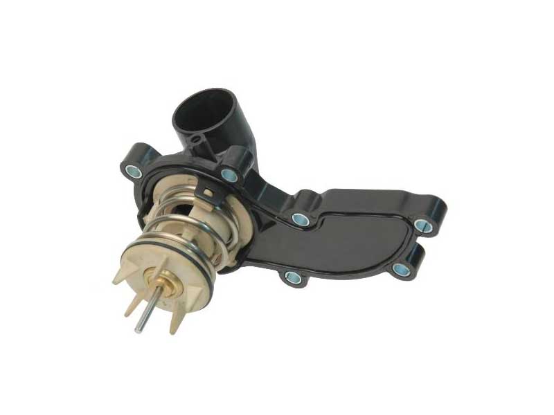 URO Parts 06E121111AL Engine Coolant Thermostat/Water Inlet Assembly ...