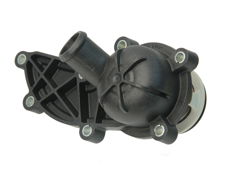 URO Parts 06E121111M Engine Coolant Thermostat/Water Inlet Assembly; 88 ...