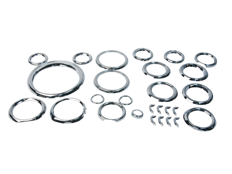 URO Parts 971107 Instrument Trim Ring Set; 27 Piece Kit - Mini | URO010331