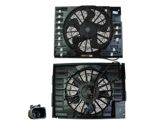 Vemo V20021079 A/C Condenser Fan Assembly - BMW | 64546921379