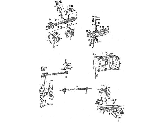 Genuine Volvo 1257166 Camshaft Sprocket/Gear; Rear - Volvo