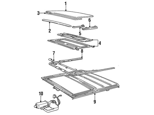Genuine Volvo 1354625 Glove Box Door - Volvo