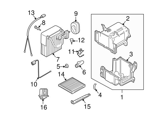 Genuine Volvo 30612652 A/C Evaporator Temperature Sensor - Volvo