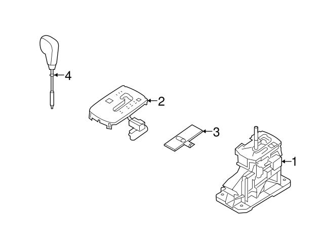 Genuine Volvo 30622365 Auto Trans Shift Lever Knob - Volvo