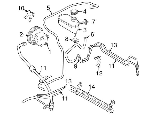 Genuine Volvo 30636306 Power Steering Return Hose - Volvo