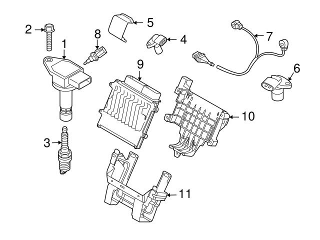Genuine Volvo 30646713 Coolant Temperature Sensor - Volvo