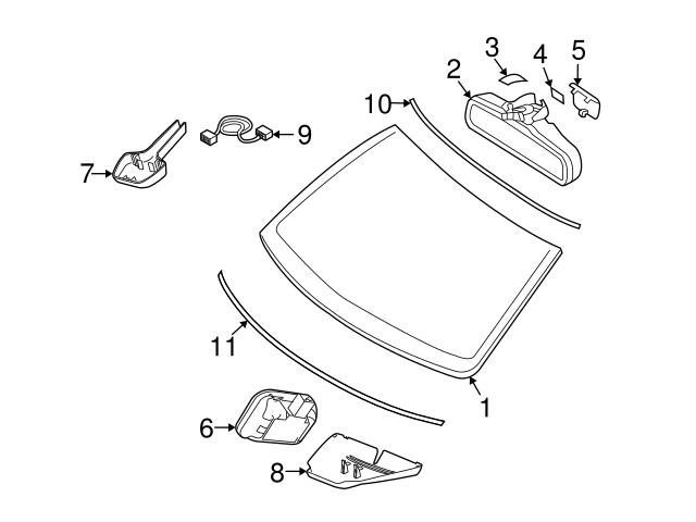 Genuine Volvo 30649885 Rain Sensor - Volvo