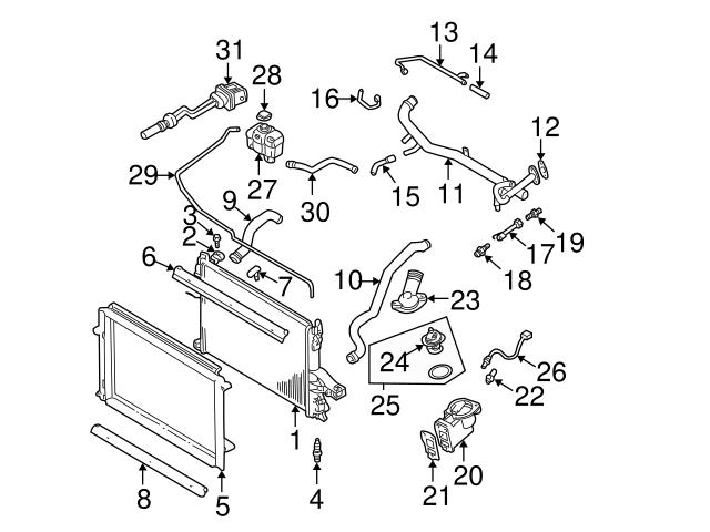 Genuine Volvo 30650295 Coolant Pipe; Upper - Volvo