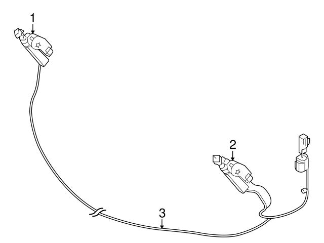 Genuine Volvo 30655069 Windshield Washer Hose - Volvo