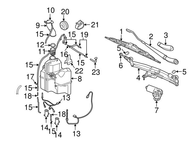 Genuine Volvo 30663134 Windshield Washer Fluid Reservoir - Volvo