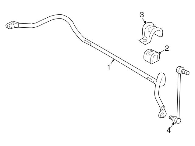 Genuine Volvo 30666266 Stabilizer/Sway Bar Bushing; Left, Right - Volvo