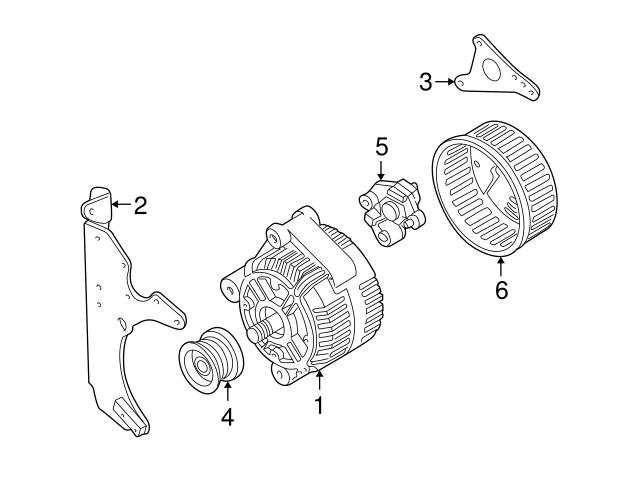 Genuine Volvo 30667899 Voltage Regulator - Volvo