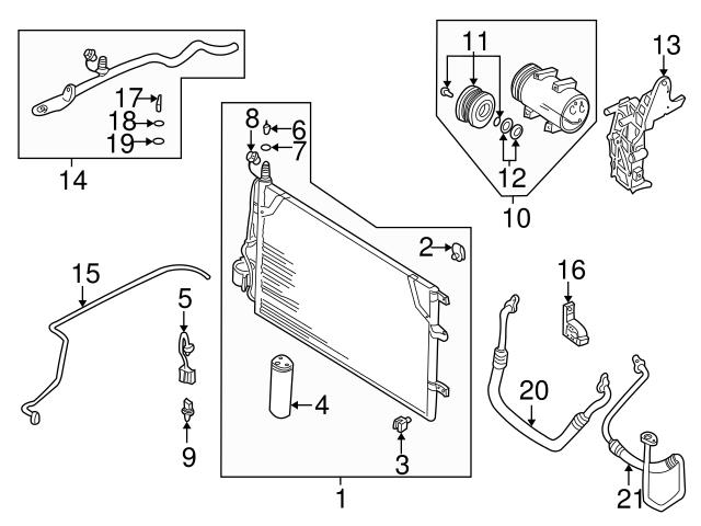 Genuine Volvo 30676602 A/C Condenser - Volvo