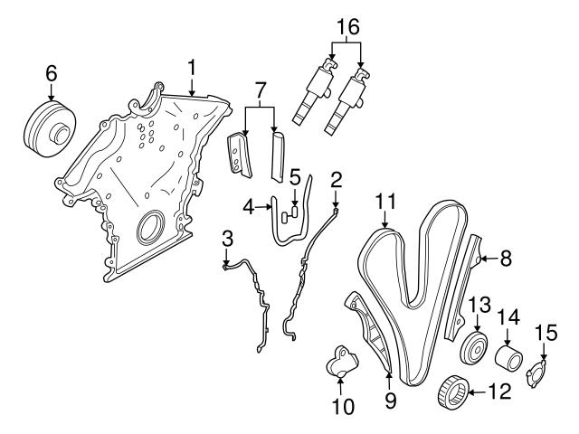 Genuine Volvo 30684282 Variable Timing Solenoid; Right Front, Left ...