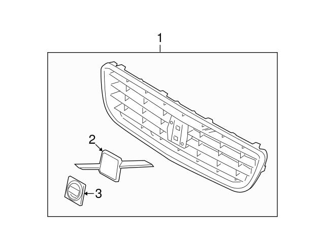 Volvo V50 Grille Assembly Parts Large Selection