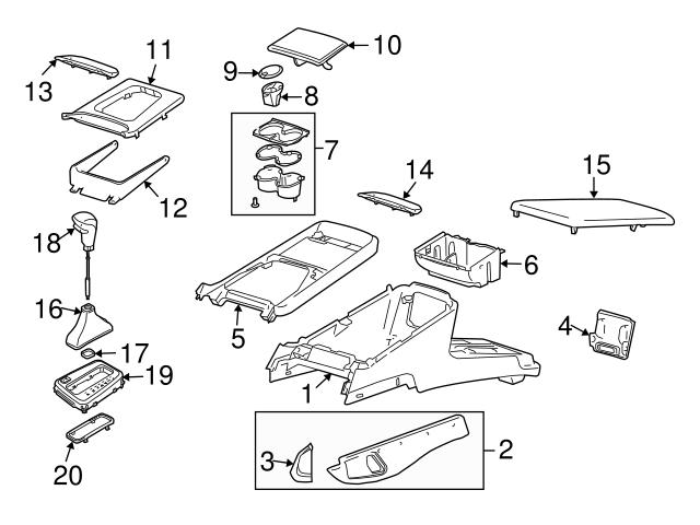 Genuine Volvo 30722395 Auto Trans Shift Cover - Volvo