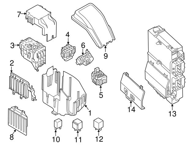 Genuine Volvo 30728627 Fuse Holder - Volvo